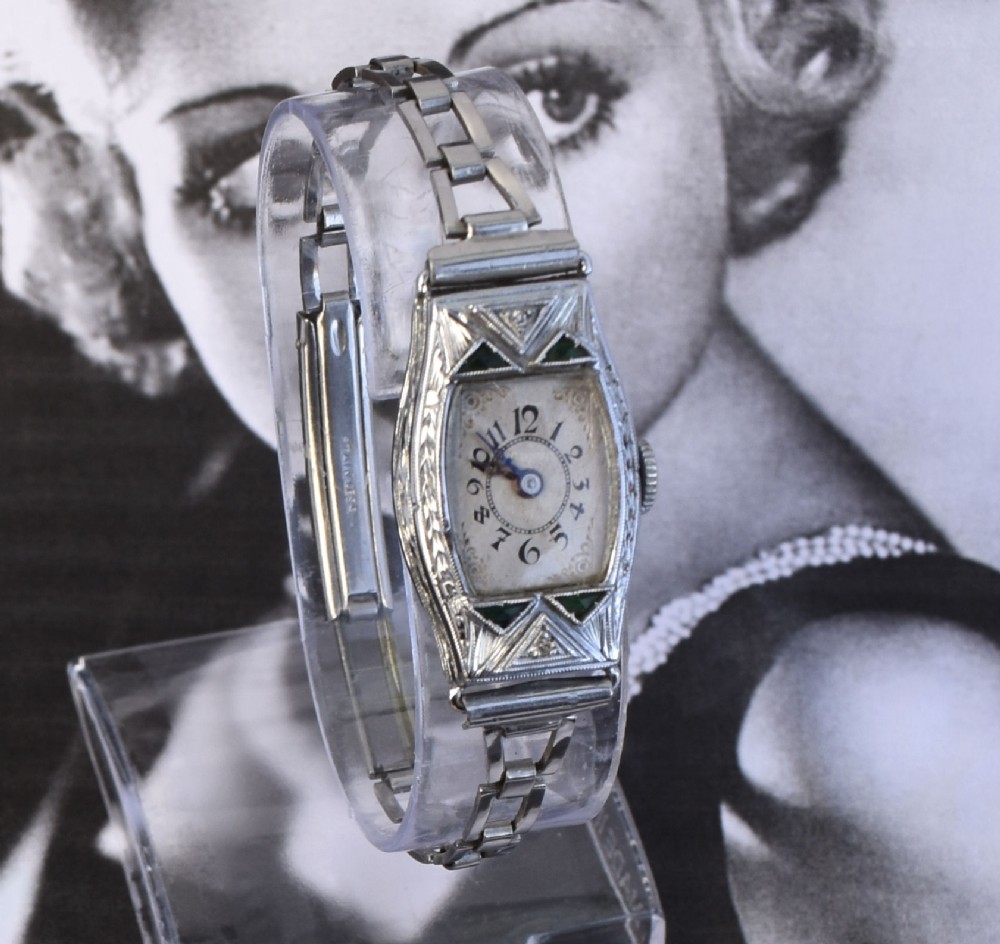 Art Deco Ladies White Gold Filled Wrist Watch, C1932 | 787335 | www ...